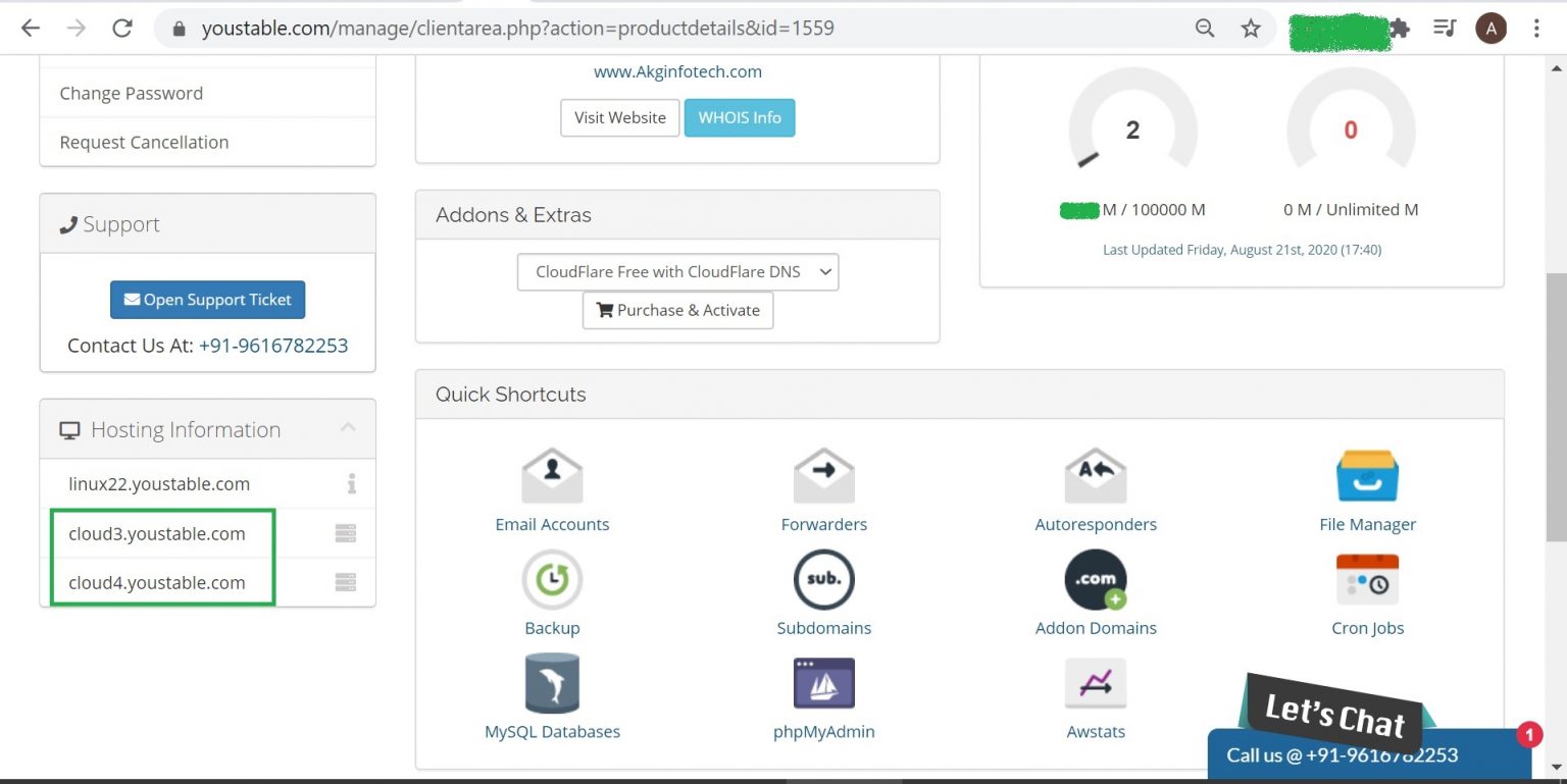 How to Transfer Hosting From GoDaddy to Youstable